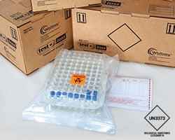 Test n' Toss Test Tube Rack Lab Specimen Test Collection and Transport