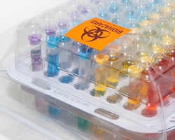 Test n' Toss Test Tube Rack Lab Specimen Test Collection and Transport